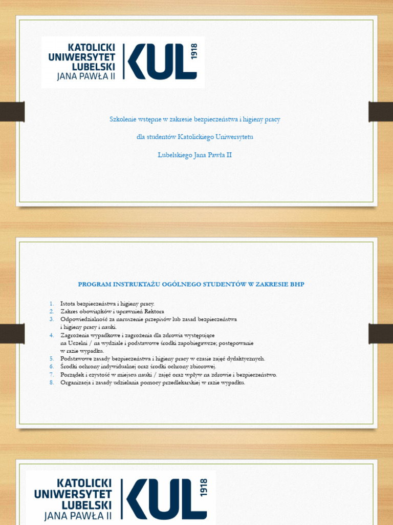 Prezentacja BHP 2024 | PDF