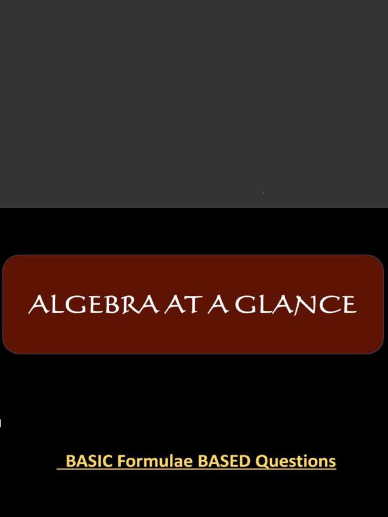 Advanced Maths Concept & Formula Complete Annotation Compressed | PDF