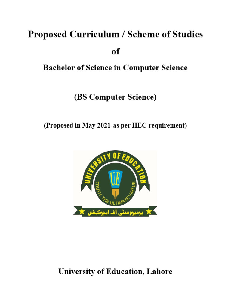 BSCS Semester V (2022-2026)-2021 SOS | PDF