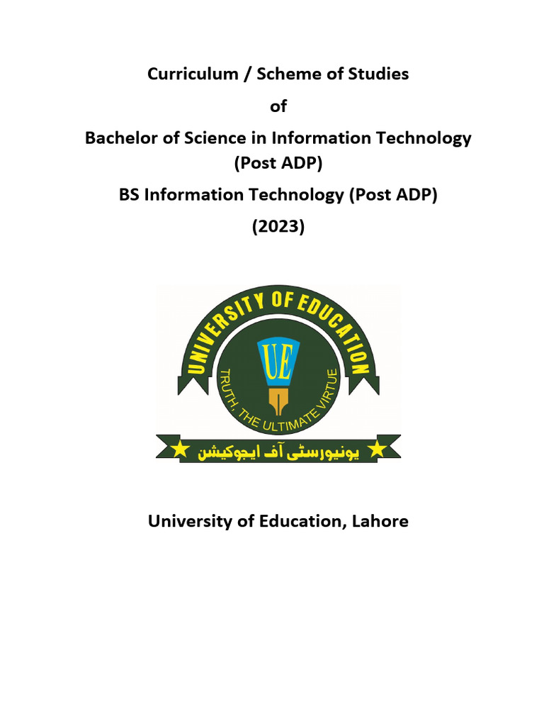 BSIT Post ADP-I (Session 2024-2026) - 2023 SOS | PDF