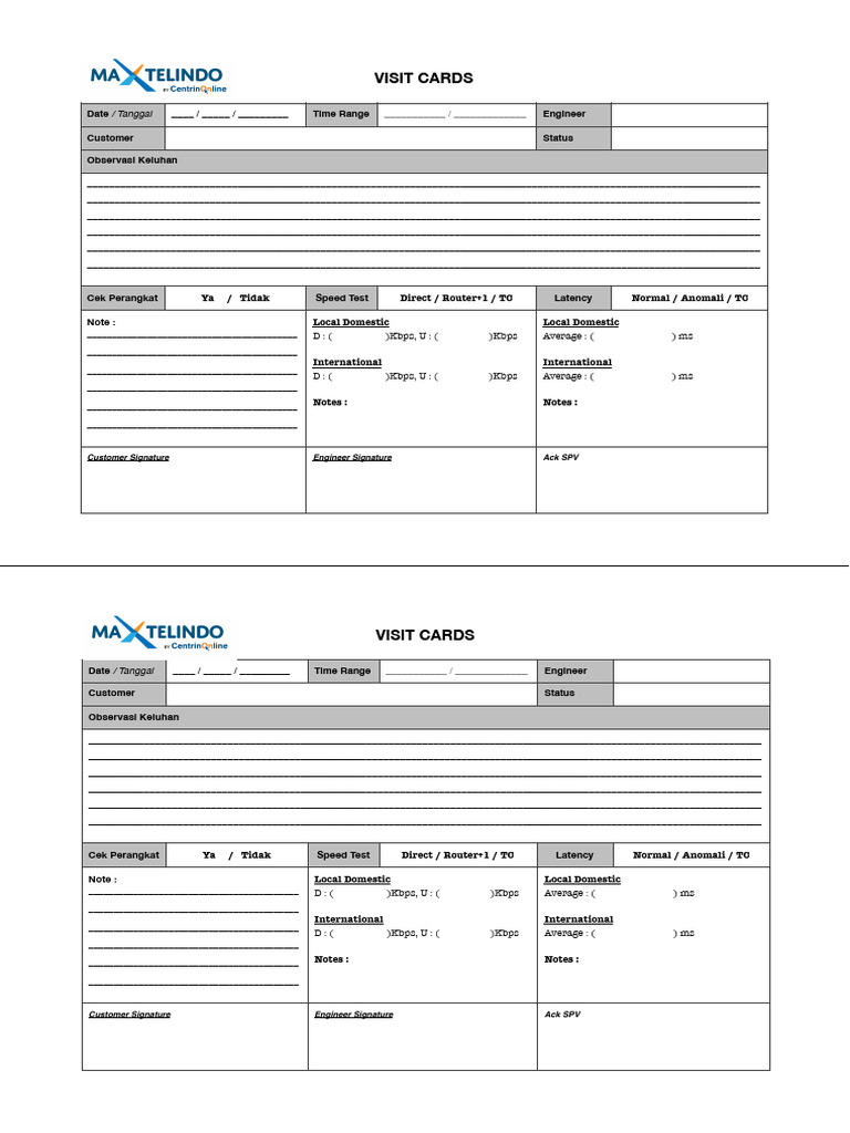 VISIT CARD A4.pages | PDF