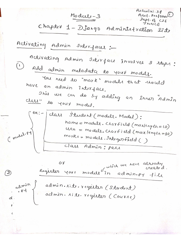 Module 3 Chapter 1 Notes | PDF