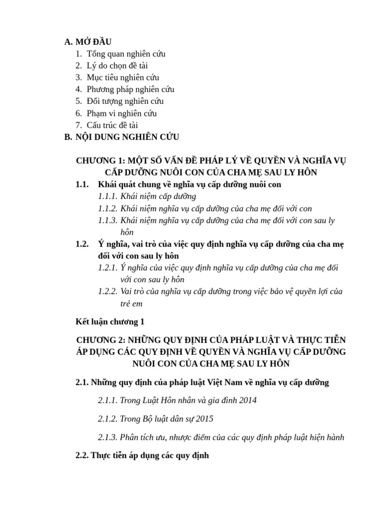 ĐỀ CƯƠNG NCKH | PDF