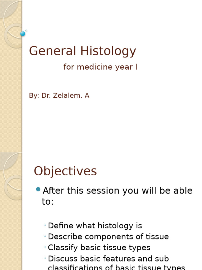 General Histology 2 | PDF