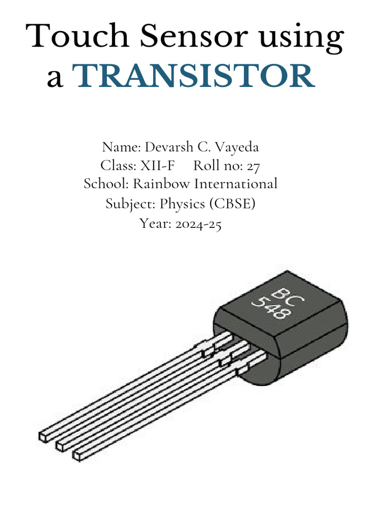 Physics Investigatory Project PDF | PDF | Science & Mathematics
