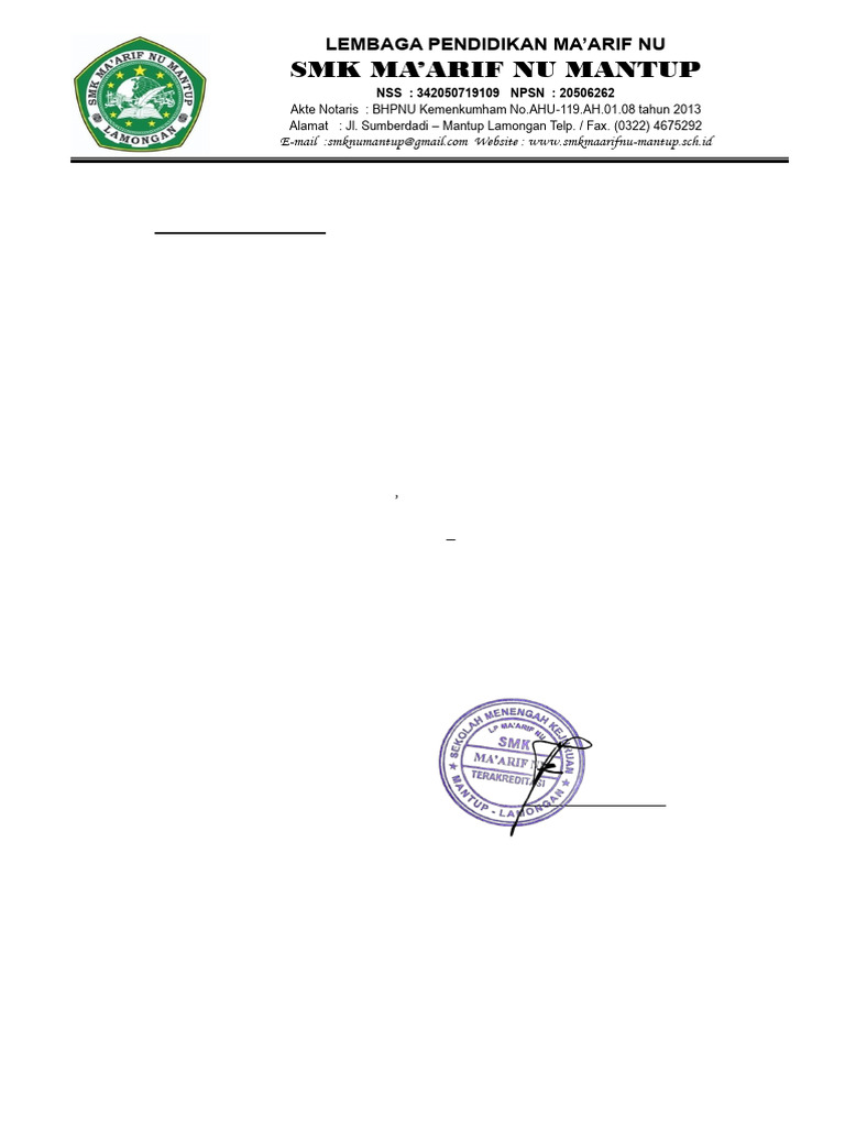 surat permohonan CSR | PDF