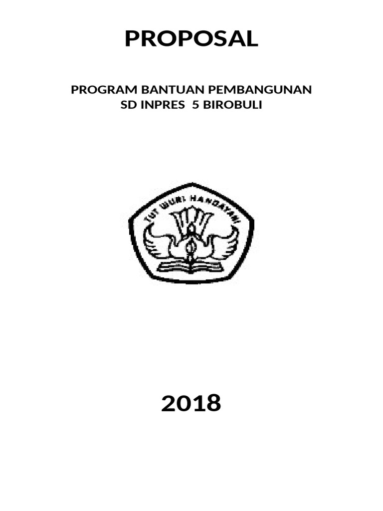 Proposal SD Inp 5 Birobuli | PDF