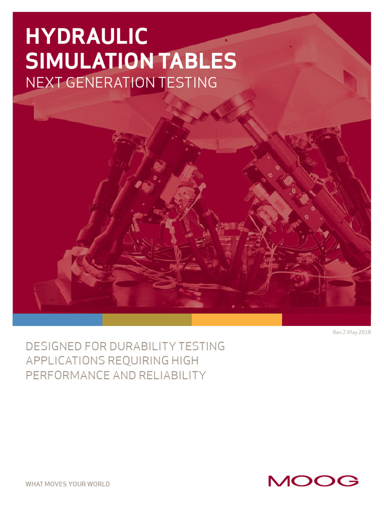 Moog Test Hydraulic SimulationTable Overview en | PDF