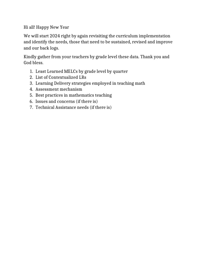 Math Reports District I | PDF