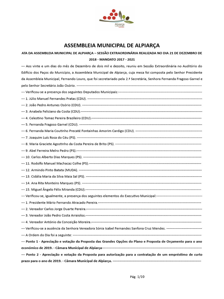 Ata Am 21-12-2018 | PDF