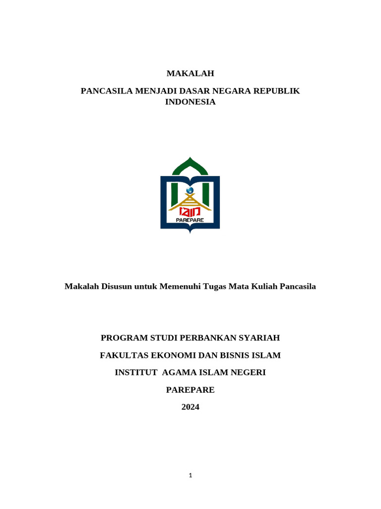 Makalah KLP 5 Pancasila | PDF