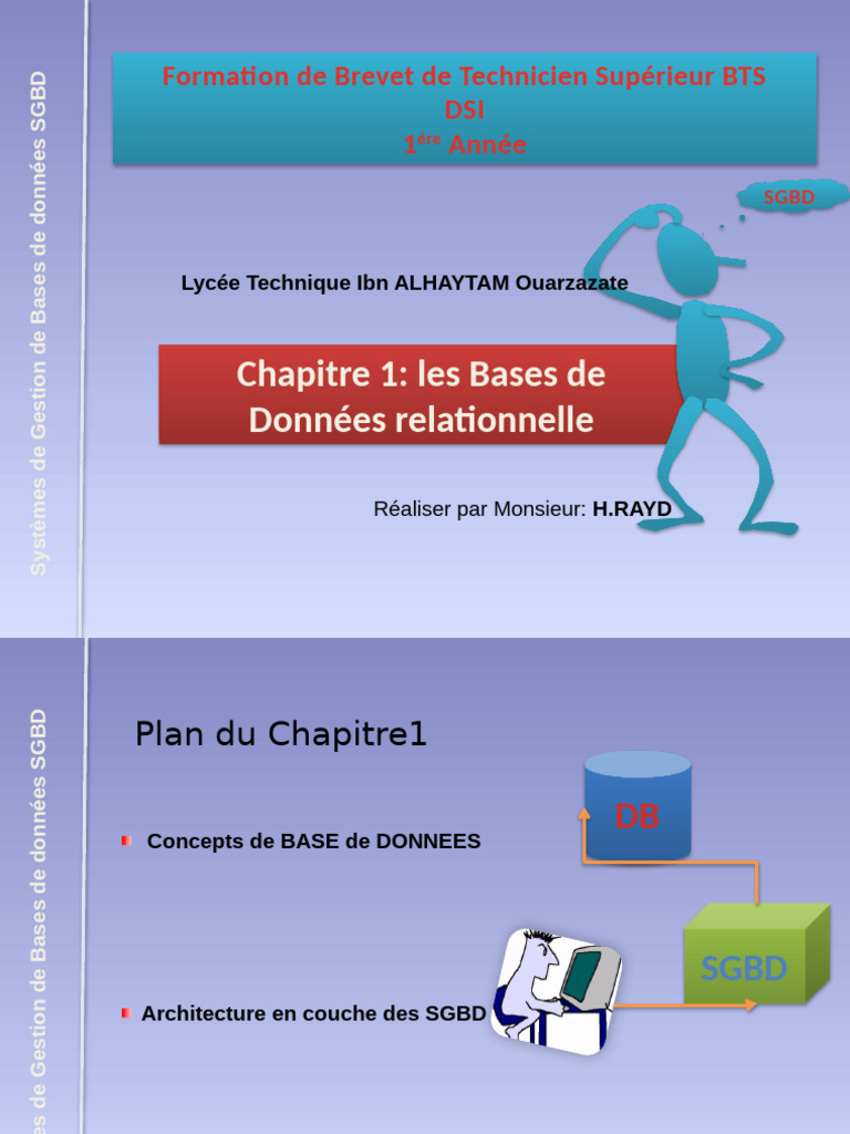 Chapitre 1 SGBD | PDF