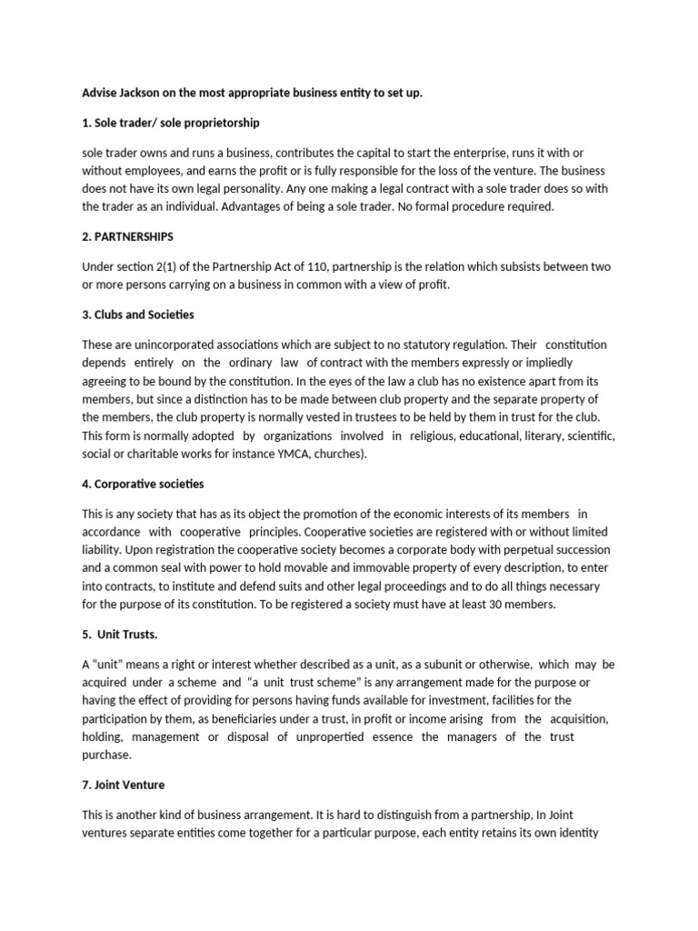 Choosing the Right Business Entity | PDF