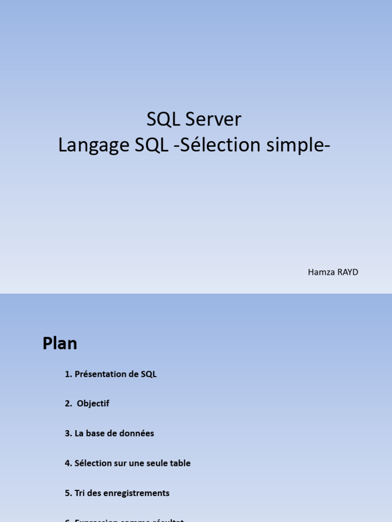 SQL1 | PDF