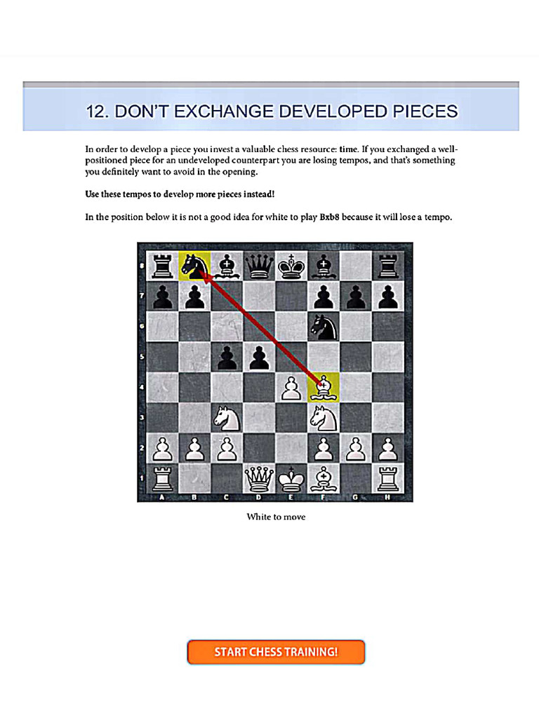 Important Chess Principles-C | PDF
