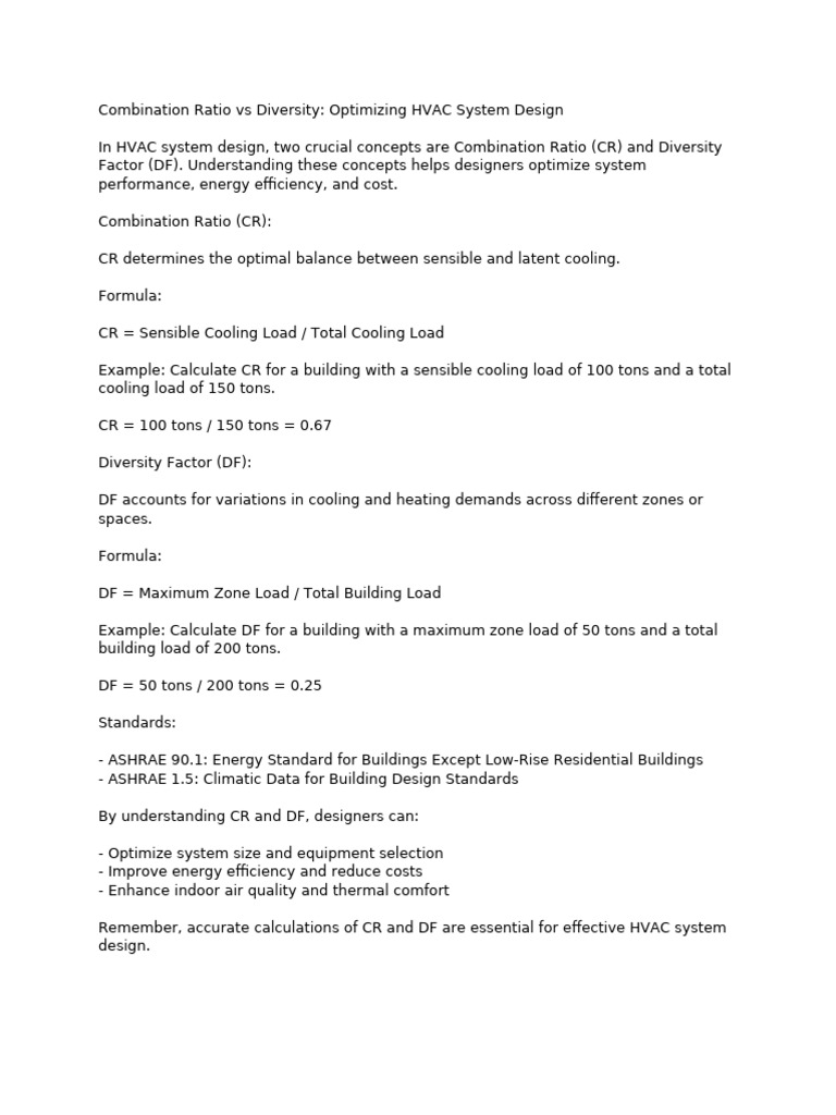 Combination Ratio Vs Diversity | PDF