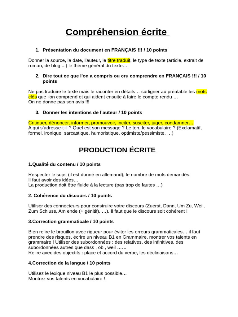 Copie de Méthodo CE | PDF | Estudios de idiomas extranjeros