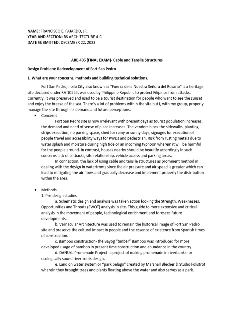 Arb 405 Final Exam | PDF