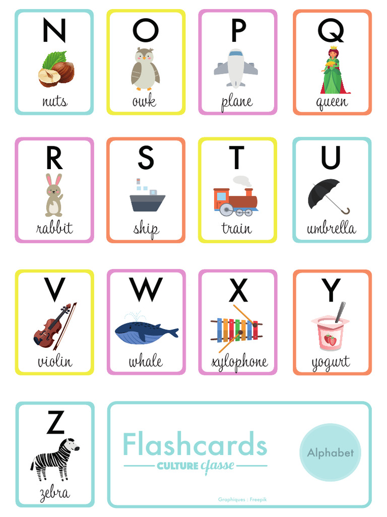 Flashcards Alphabet 2 | PDF