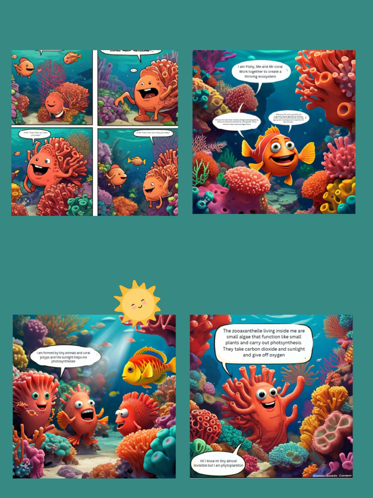 Coral Reef Food Web STEAM | PDF