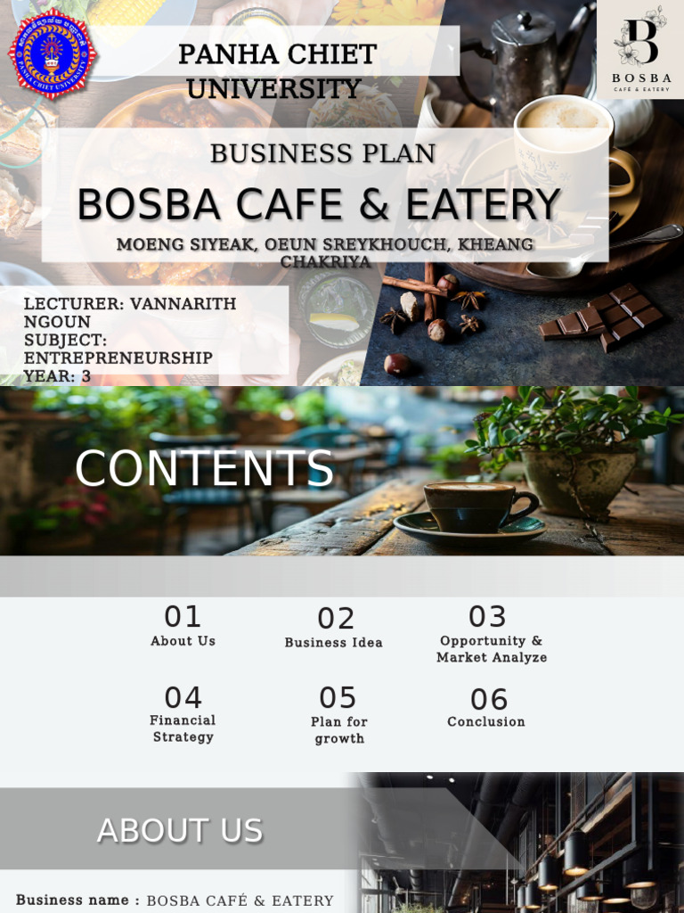 Bosba Cafe & Eatery | PDF | Career & Growth | Lifestyle