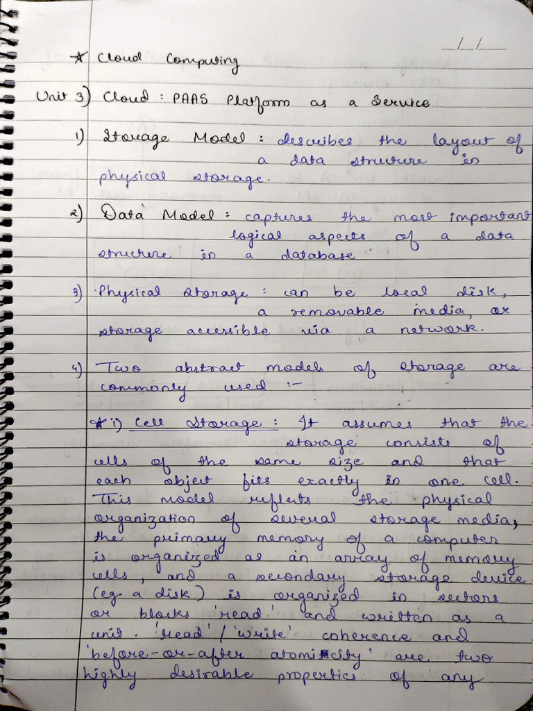 Cloud Computing Unit 3 | PDF