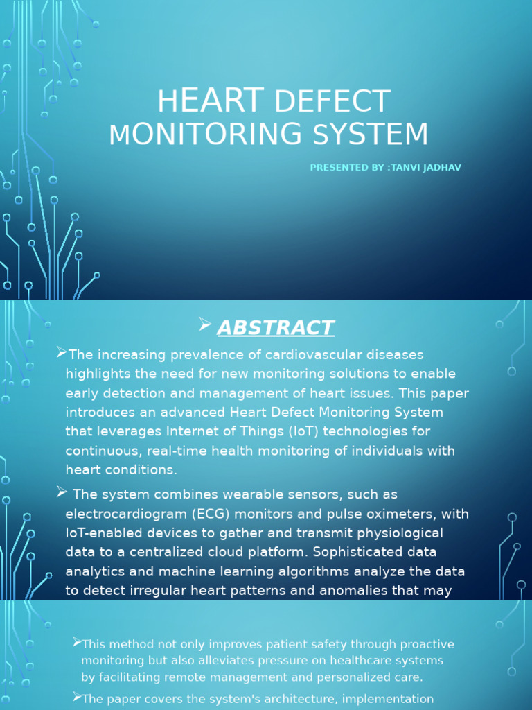 Heart Defect System | PDF