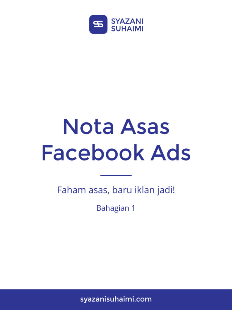 Nota Asas Facebook Ads V1 | PDF