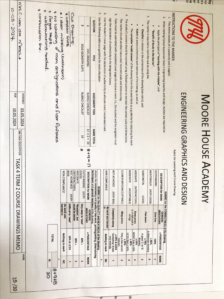 Egd Task 4 Drawings Marked Pdf