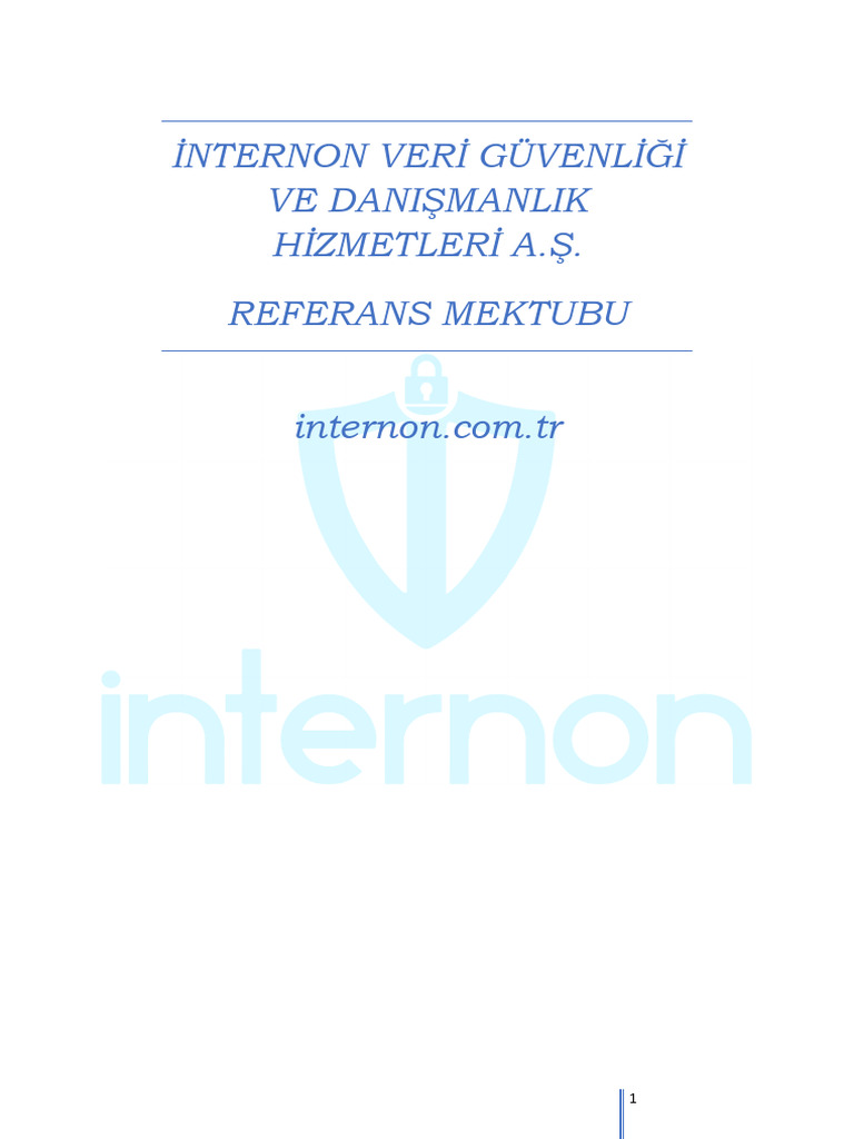 Referans Mektubu | PDF