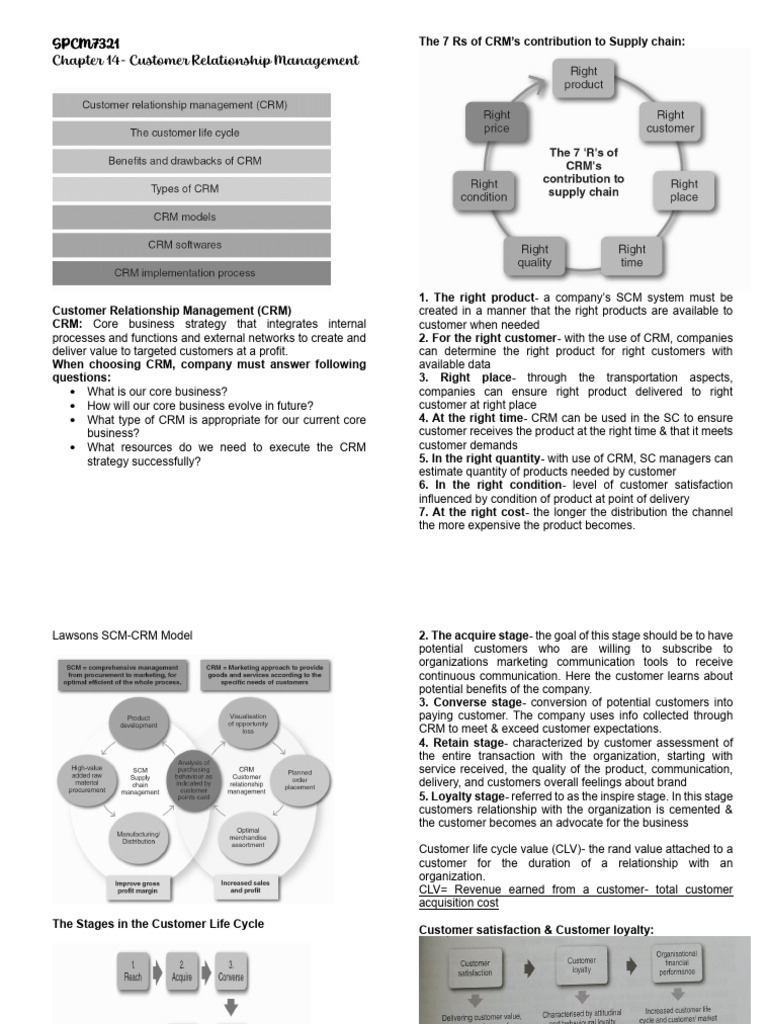 LU6 Notes - Chapter 14 | PDF