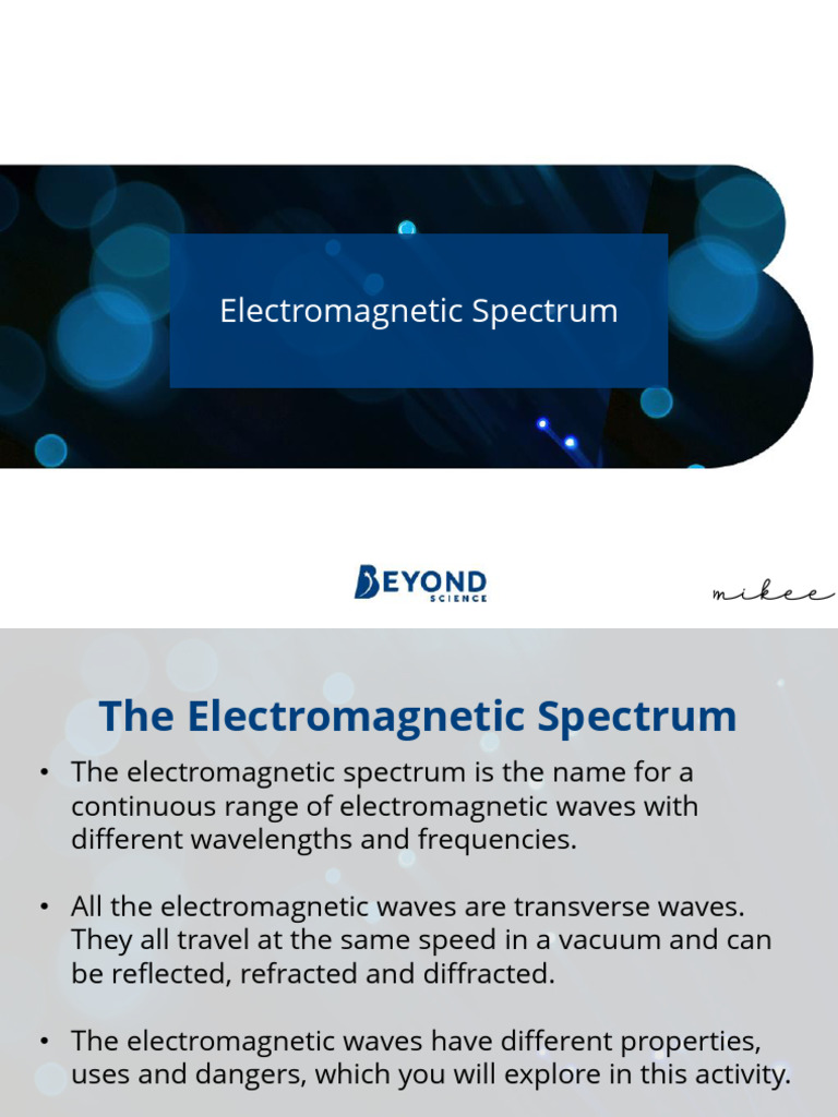 Electromagnetic Spectrum | PDF | Science & Mathematics