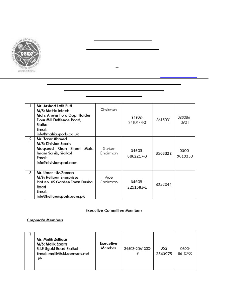 Office Bearers 2022 2023 | PDF