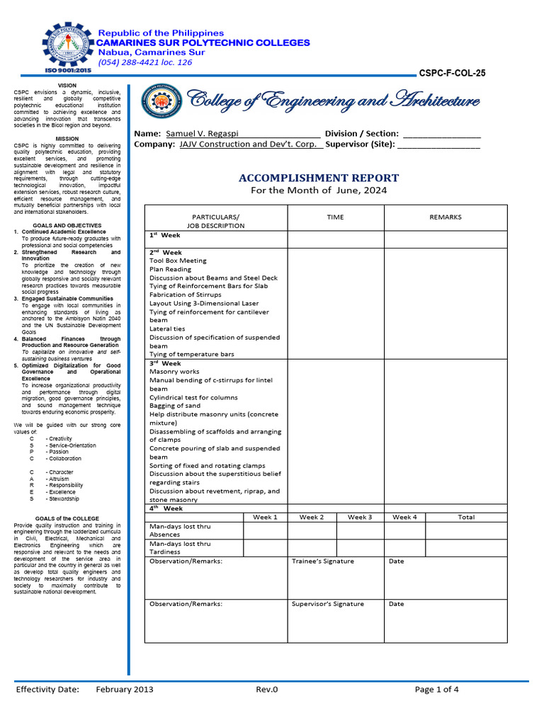 REGASPI Accomplishment-Report (1) | PDF | Sustainability | Innovation