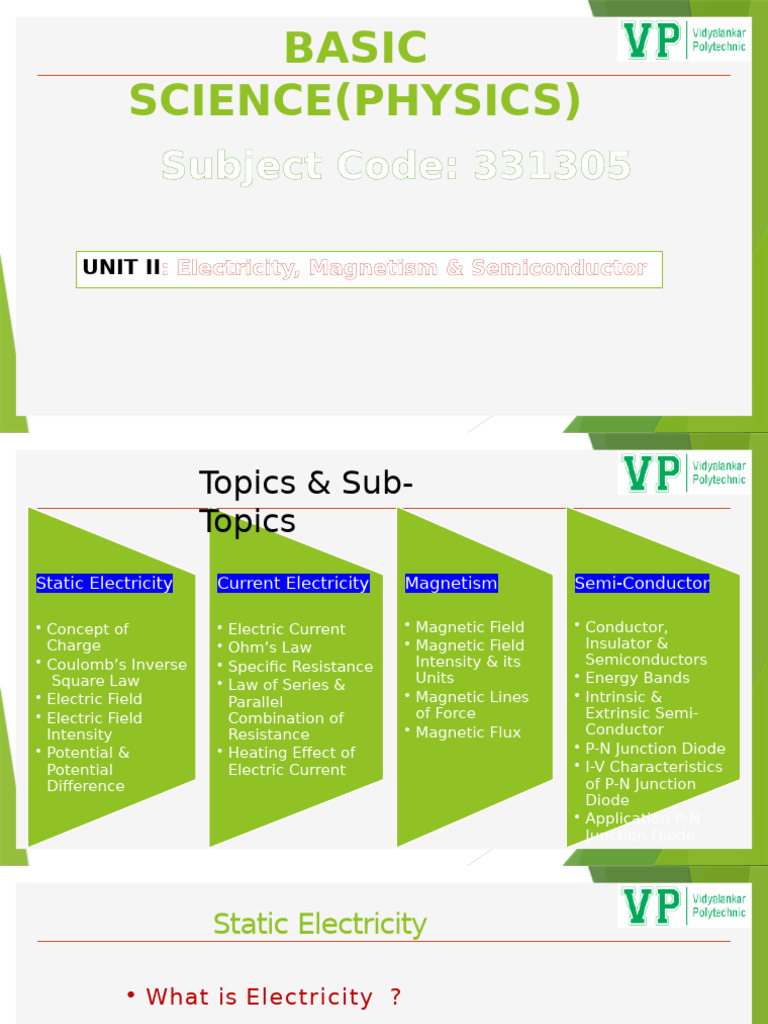 Phy PPT Chp2 Electricity Final | PDF | Electricity | Electric Charge