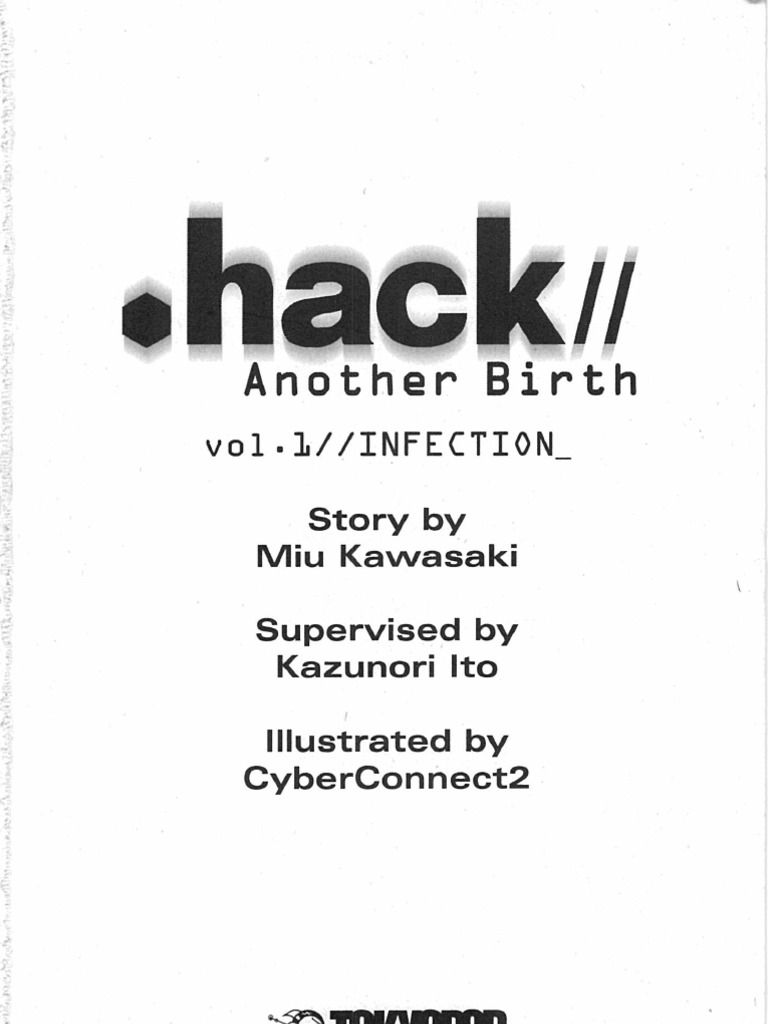 Dot Hack Another Birth Volume 1 | PDF