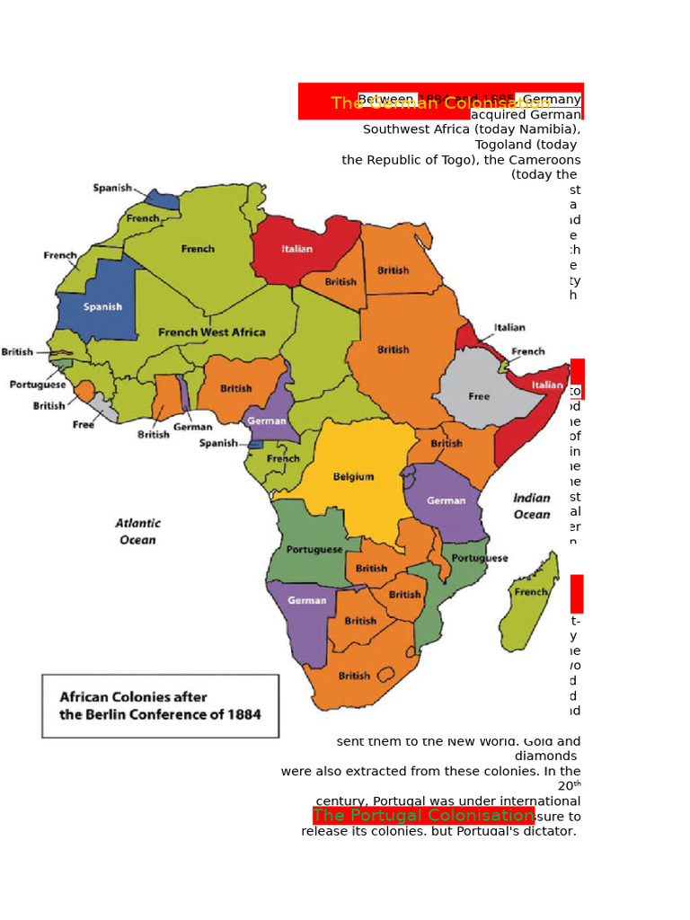 European Colonialism in Africa Overview | PDF | Africa | Europe