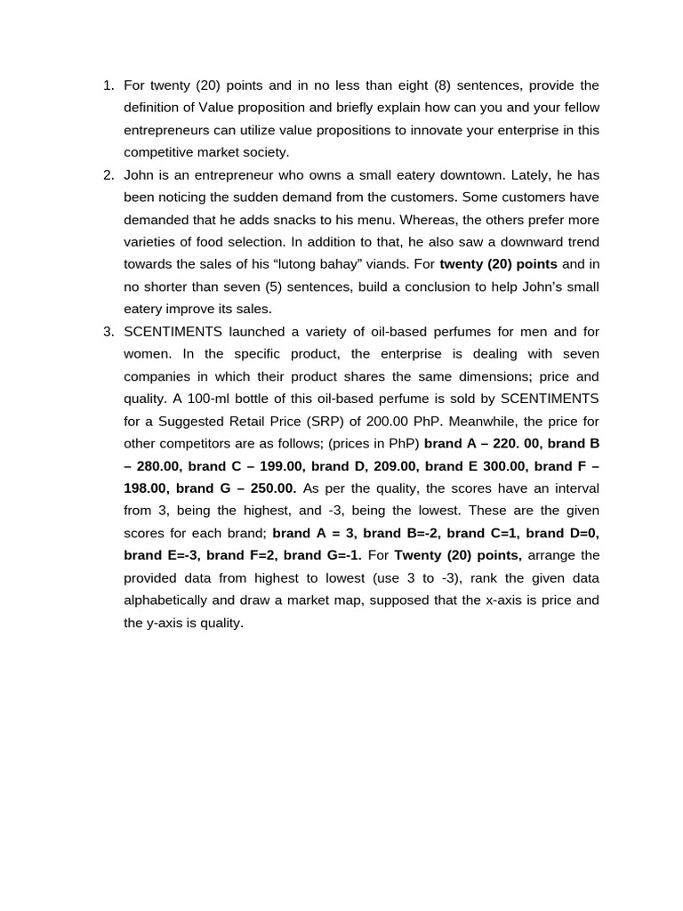 Assignment Entrep | PDF | Finance & Money Management