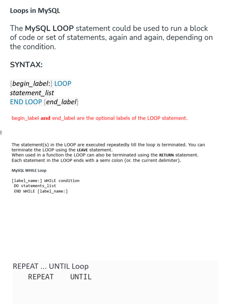 Loops And Exception Handling Pdf Computers