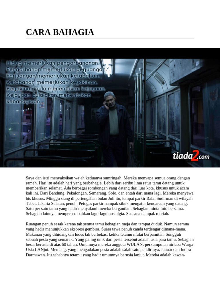 Cara Bahagia | PDF | Gaya Hidup
