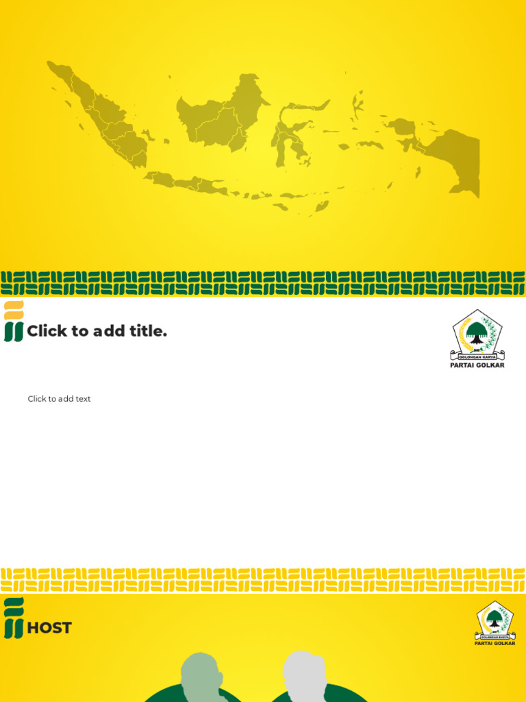 Template Powerpoint HUT Golkar 60 | PDF