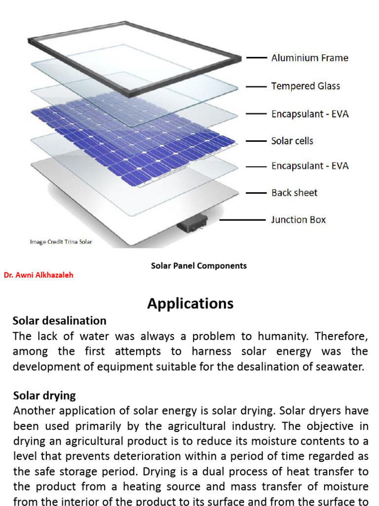 Lecture -4- Solar Energy | PDF | Solar Energy | Biofuel