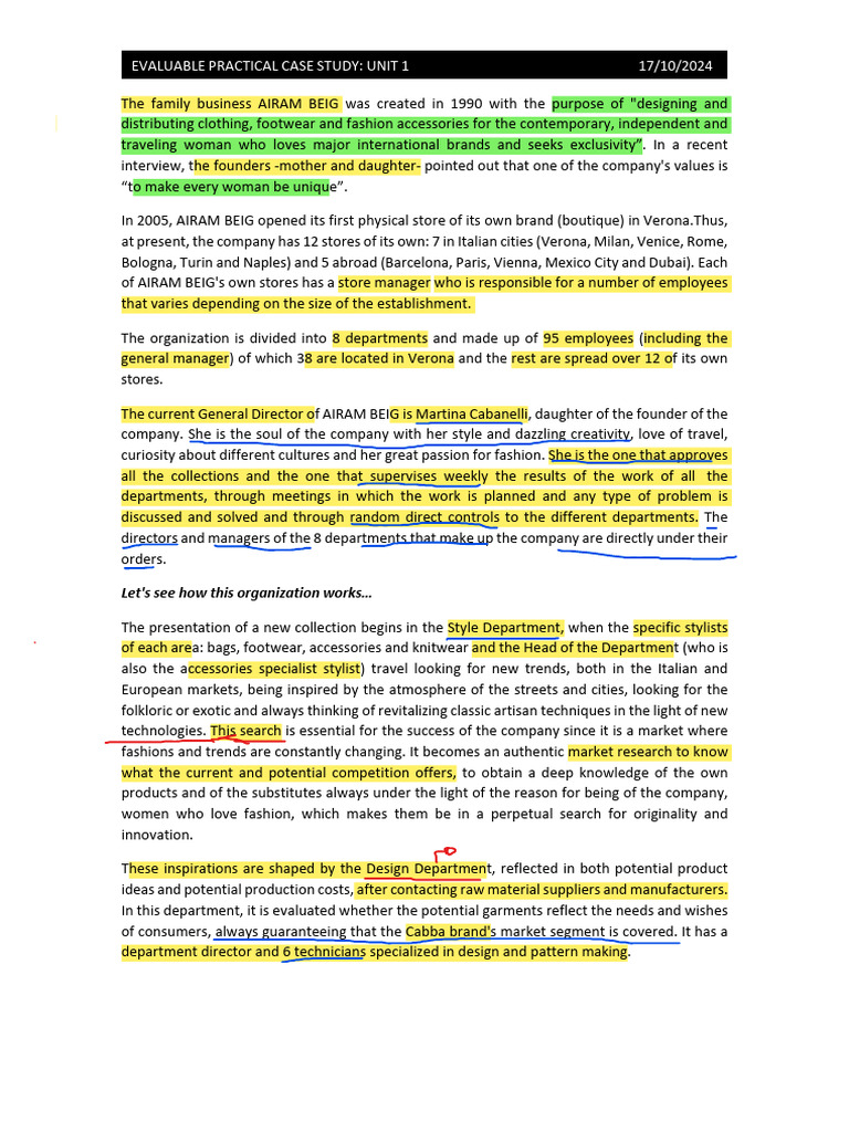 Case Study 2. Airam Beige 17 10 2024 | PDF | Fashion | Sales