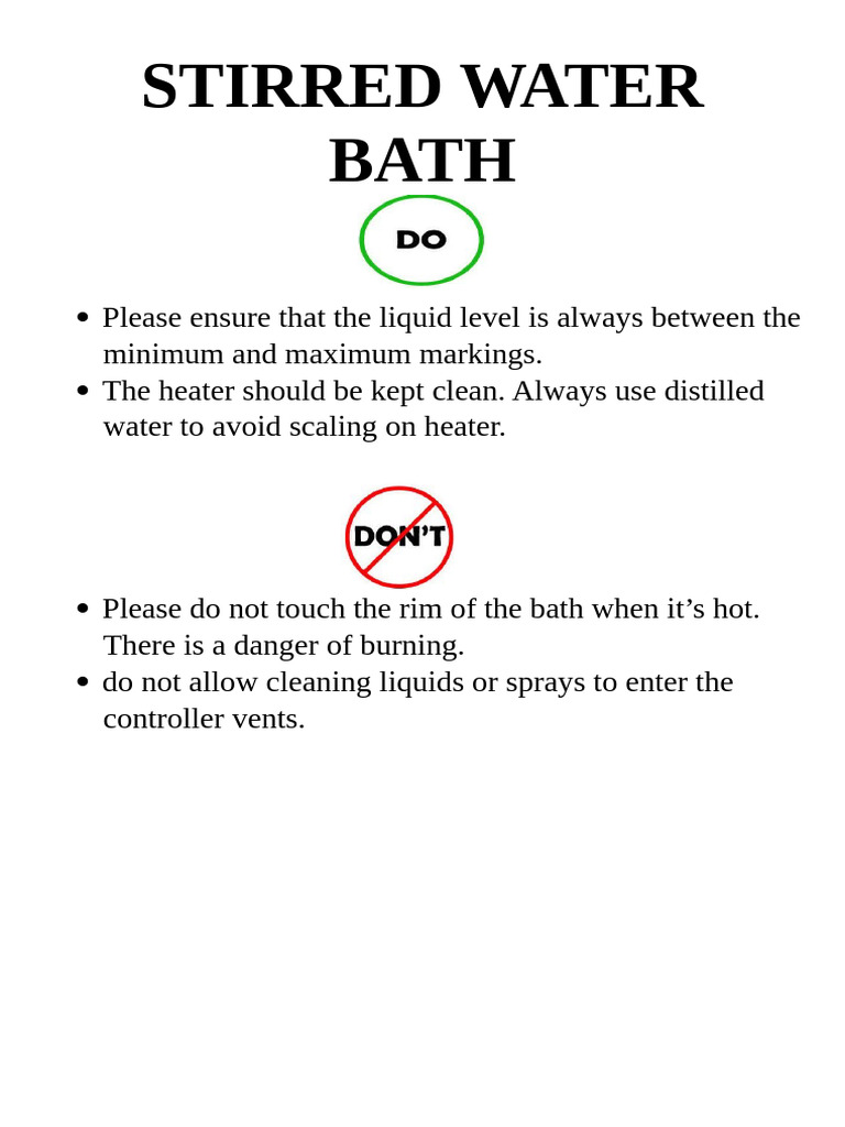 Water Bath | PDF
