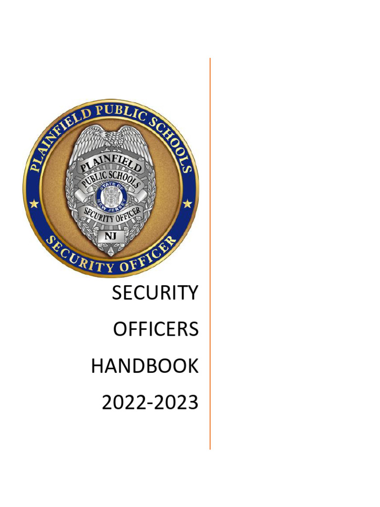 Security Officer Handbook 2022 | PDF | Incident Command System | Public ...