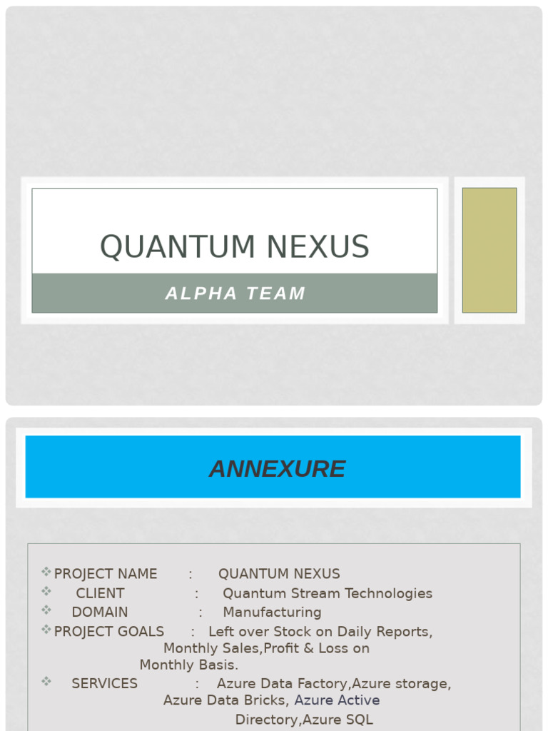 QUANTUM NEXUS | PDF