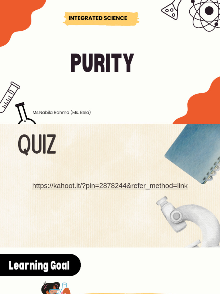 Purity | PDF | Mixture | Chemical Substances
