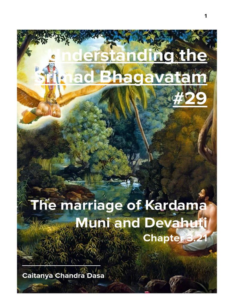 Kardama Muni and Devahuti's Marriage | PDF | Bhagavata Purana
