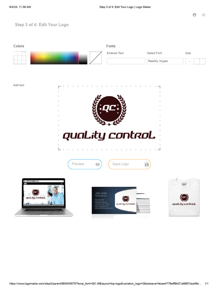 Step 3 of 4_ Edit Your Logo _ Logo Maker | PDF