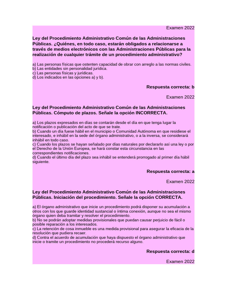 Examen Tema 10 GC Preguntas Oficiales | PDF | Judicaturas | Esfera pública